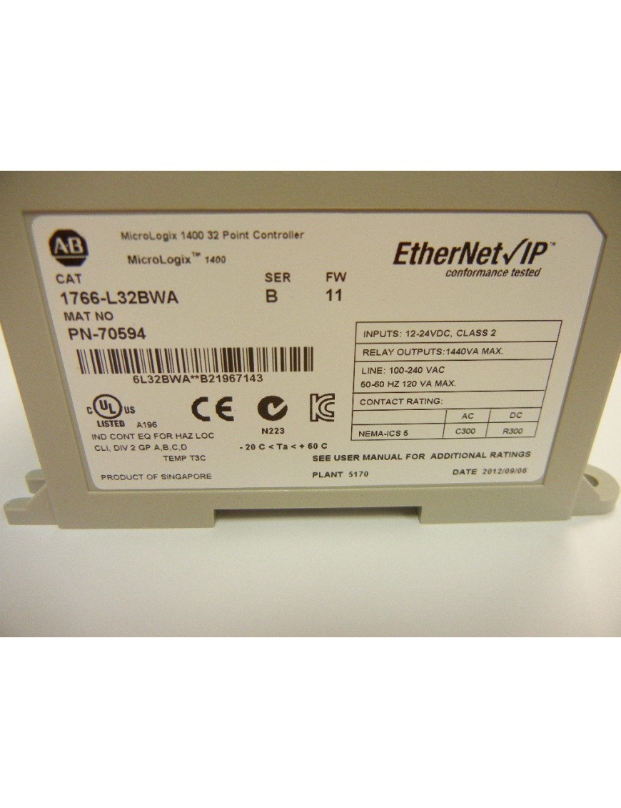 allen bradley 1766-l32bwa
